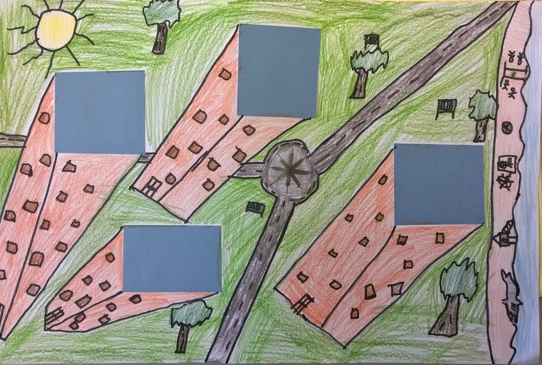 Mrs. Portis' Amazing Artists: Second Grade Bird's Eye View City
