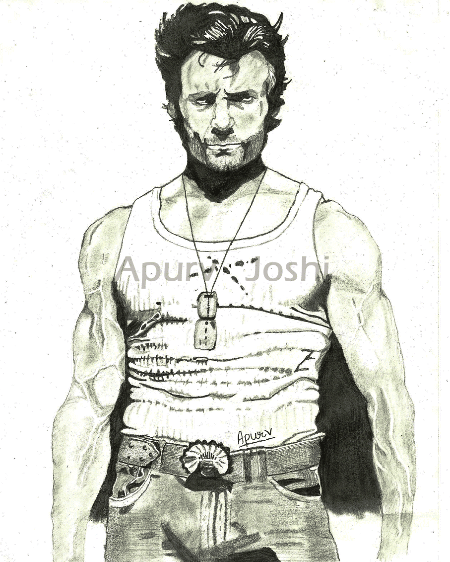 My Sketch World: Wolverine (Logan)