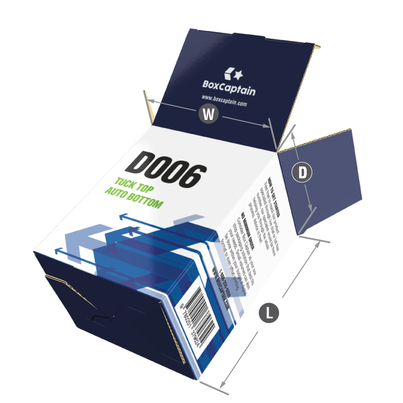 Tuck end auto bottom Boxes can be customized for every industrial box ...