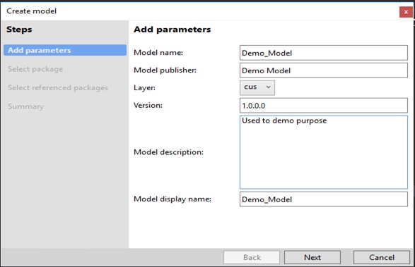 How to create and update a new model in D365 - D365 F&O Solutions