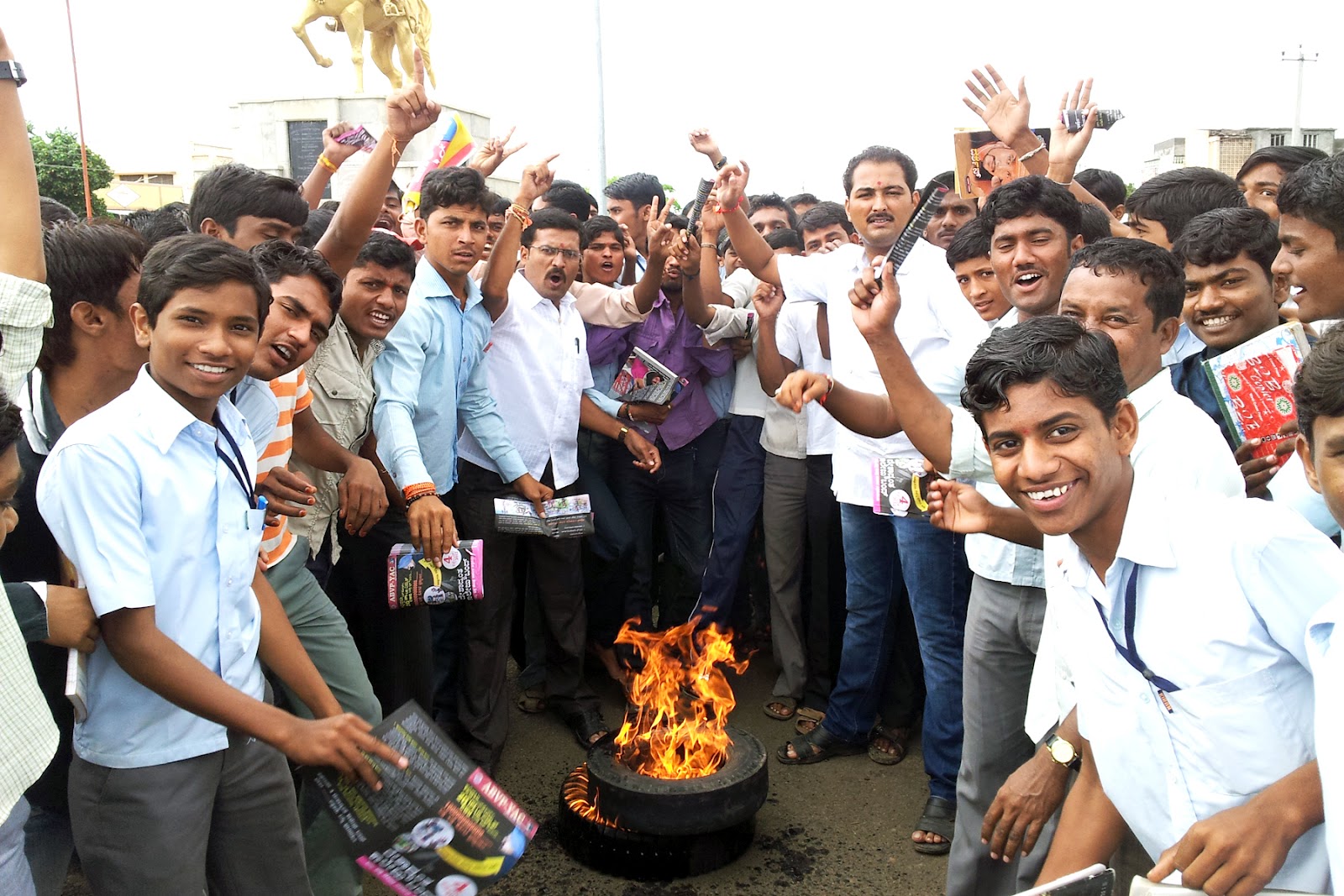 ABVP protests against Corruption