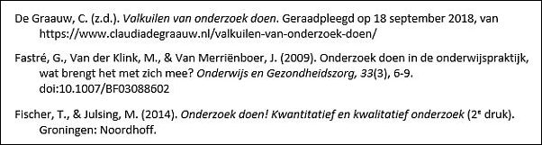 The APA Team: Opmaak bronnenlijst in Word