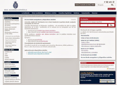 El Rincón Invisible: La RAE refresca el formato del diccionario de ...