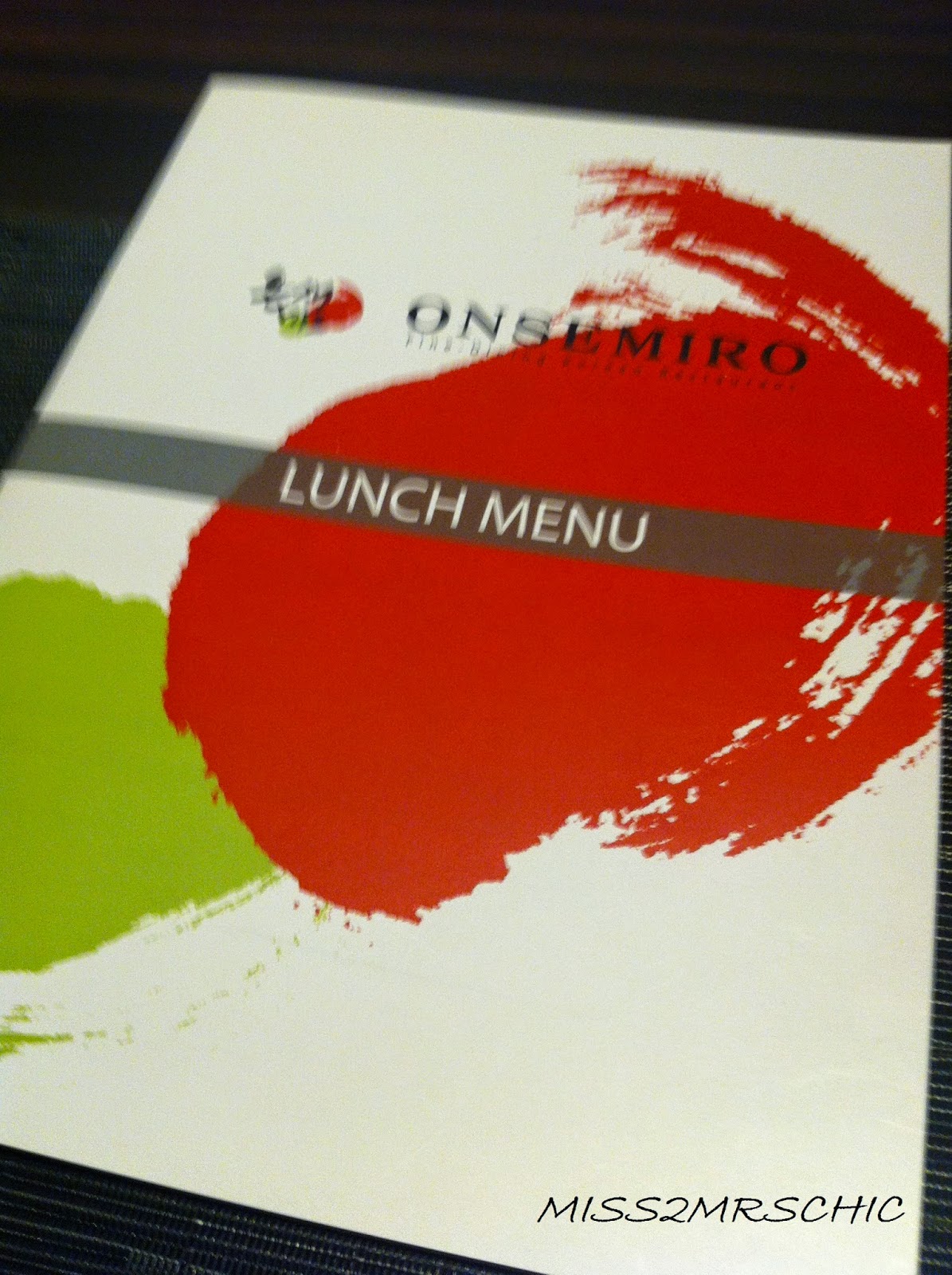 Onsemiro, Intermark KL (Korean) ~ Miss2MrsChic