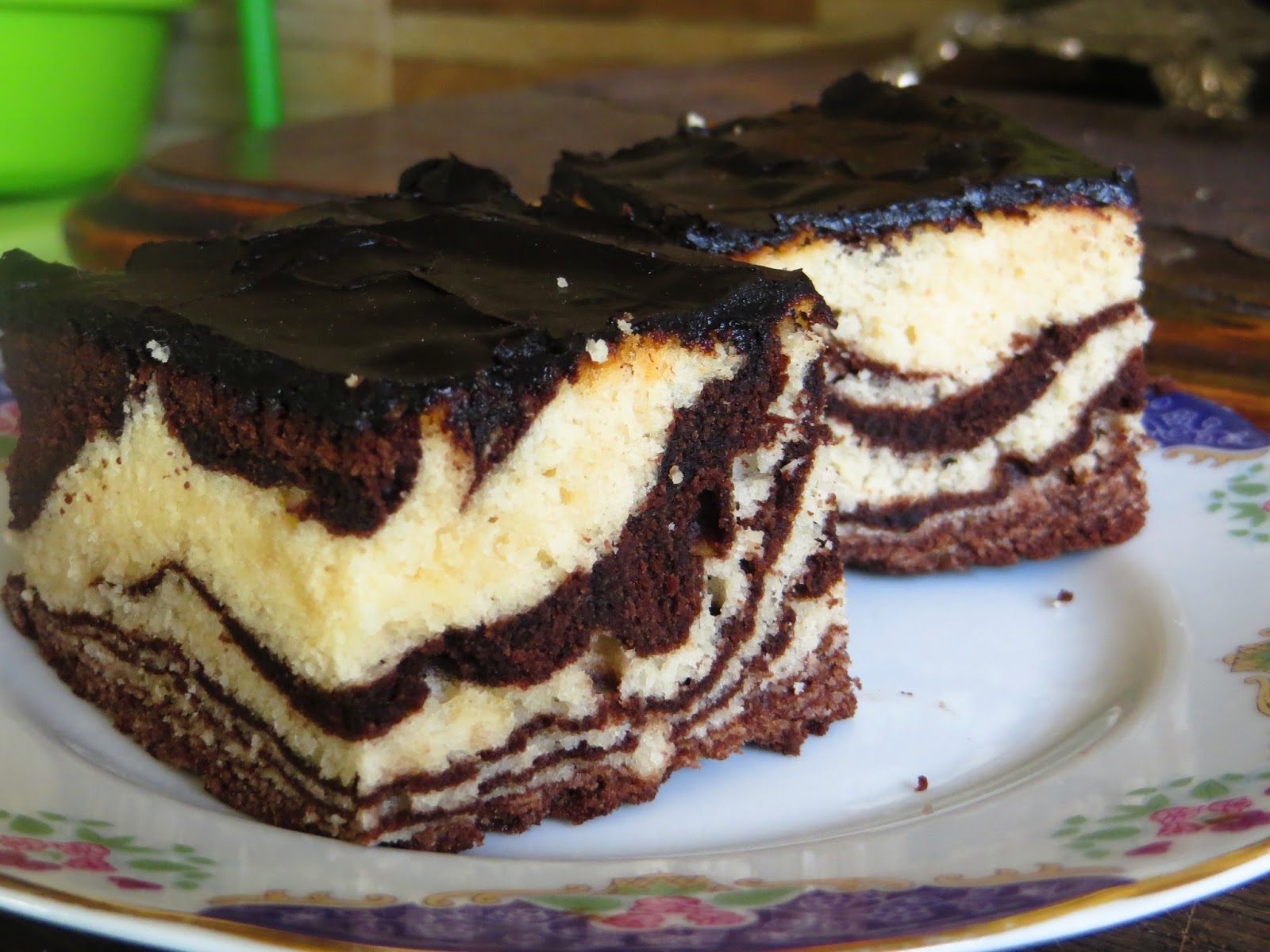 Domowe ciasta i obiady: Ciasto Zebra z colą