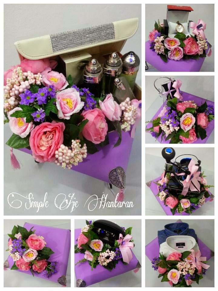 Simple Aje Hantaran: Hantaran Perkahwinan Pink dan Purple