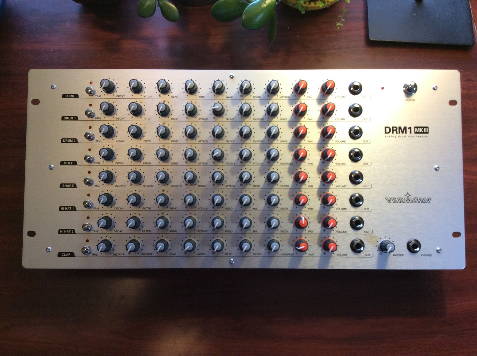 MATRIXSYNTH: Vermona DRM1 MKIII Analog Drum Synthesizer SN D 15555 w ...