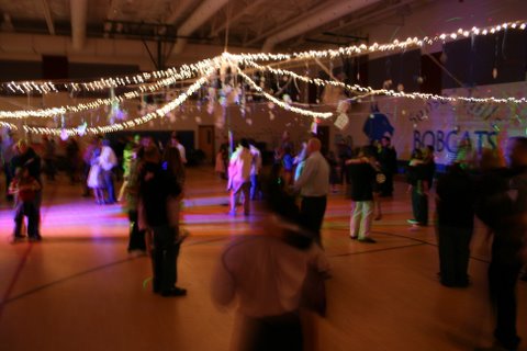 What's cookin in the kitchen: Set up for school dance