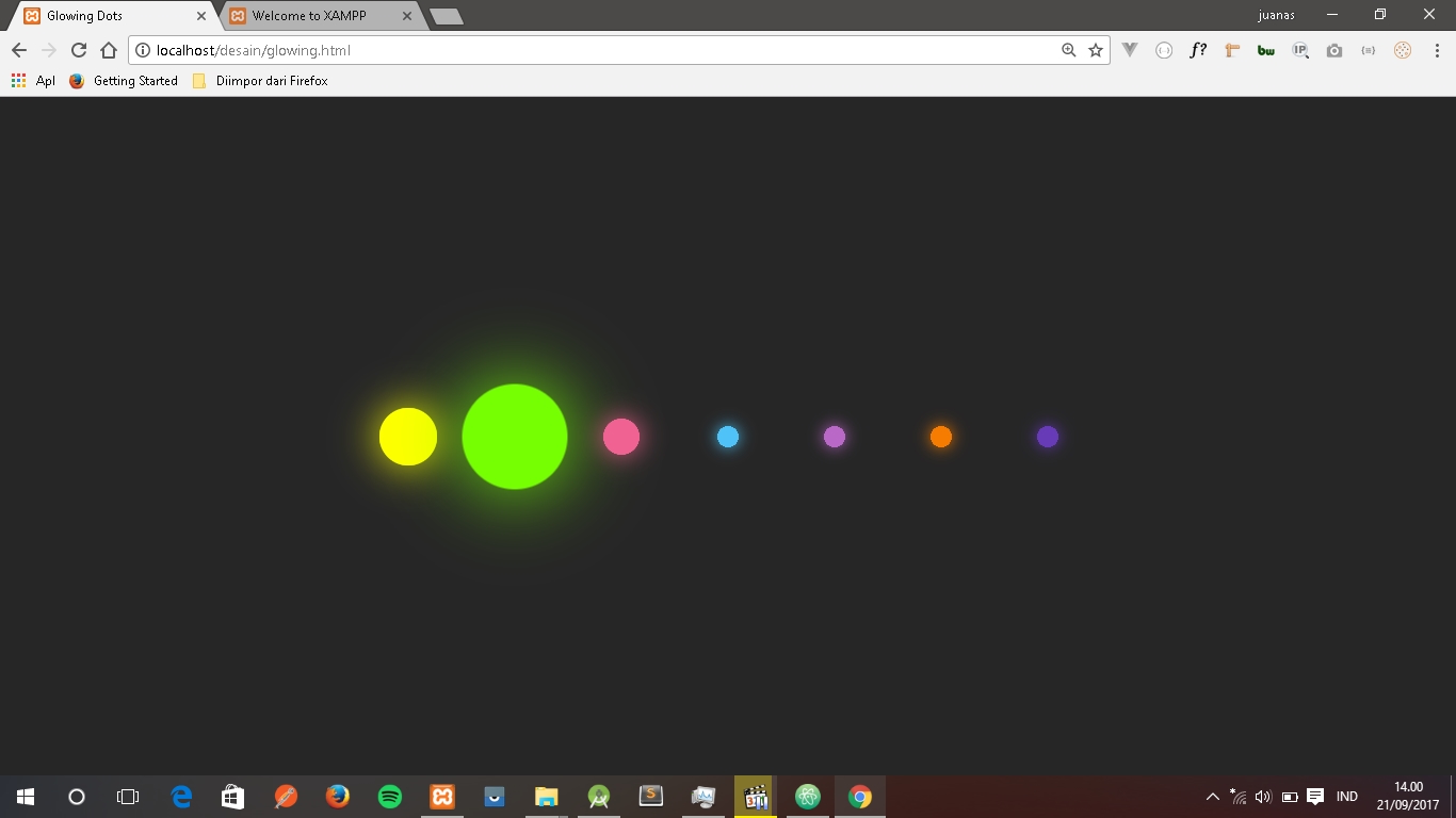 Membuat Animasi Glowing Dots Dengan Css Dan Html Kelasxii