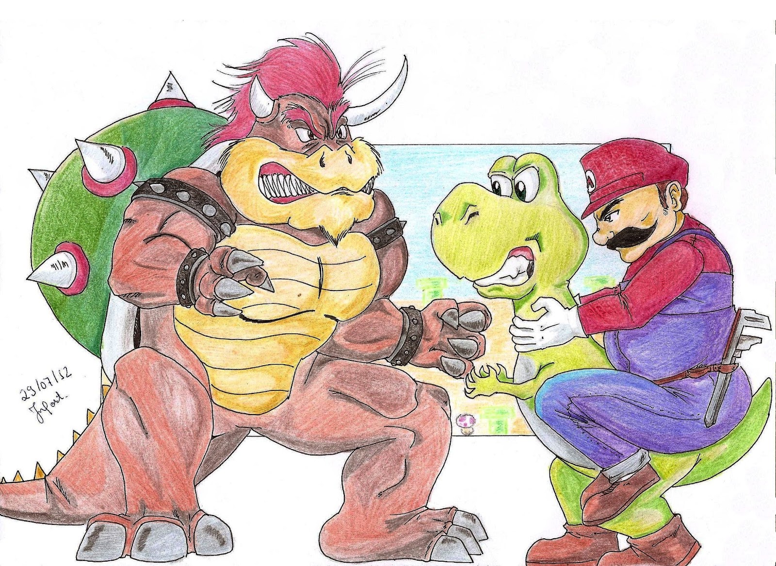 Os sonhos de um desenhista!: O Lendário Mário!