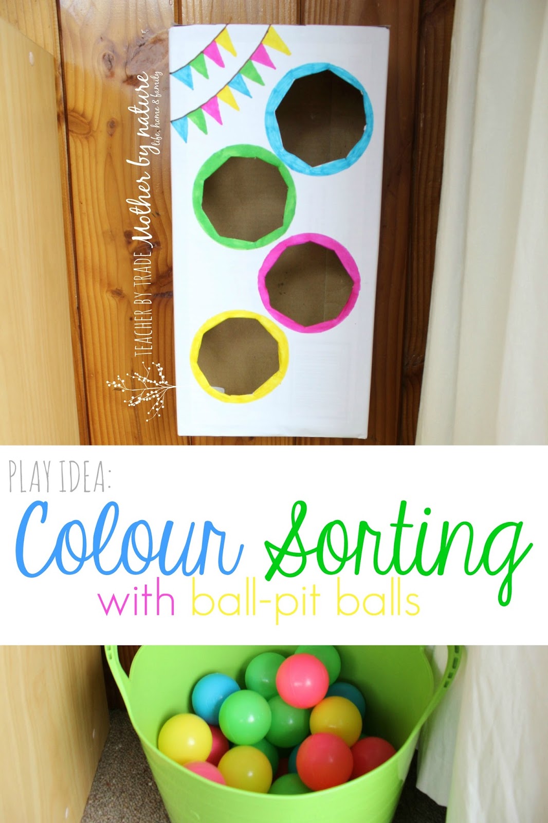 PLAY IDEA: Colour Sorting (with ball-pit balls) - Teacher by trade ...