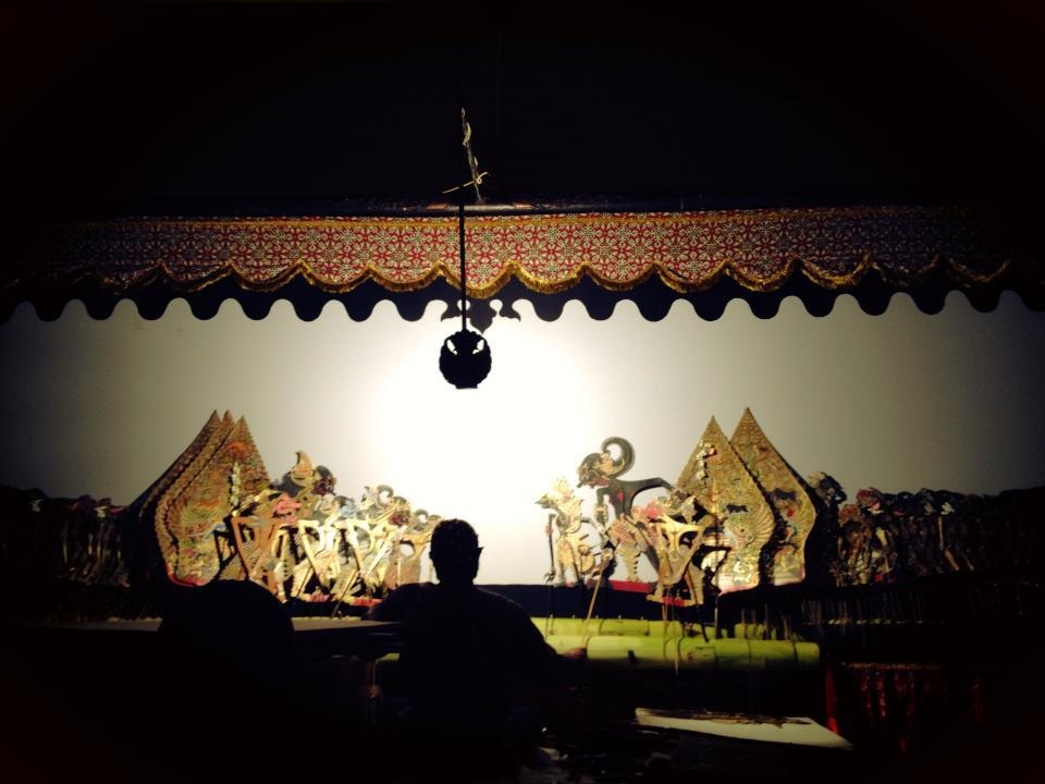 Wayang kulit purwa in solo city