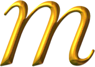 Letras en Dorado. Golden Letters. - Oh my Alfabetos!