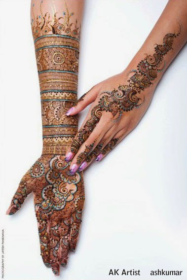 Ash Kumar Mehndi Designs Book for Eid 2014-2015 - Pakistani Suits ...