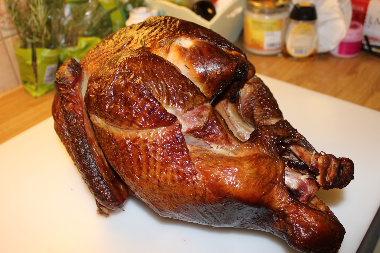 Mies ja Grilli: Savustettua kalkkunaa