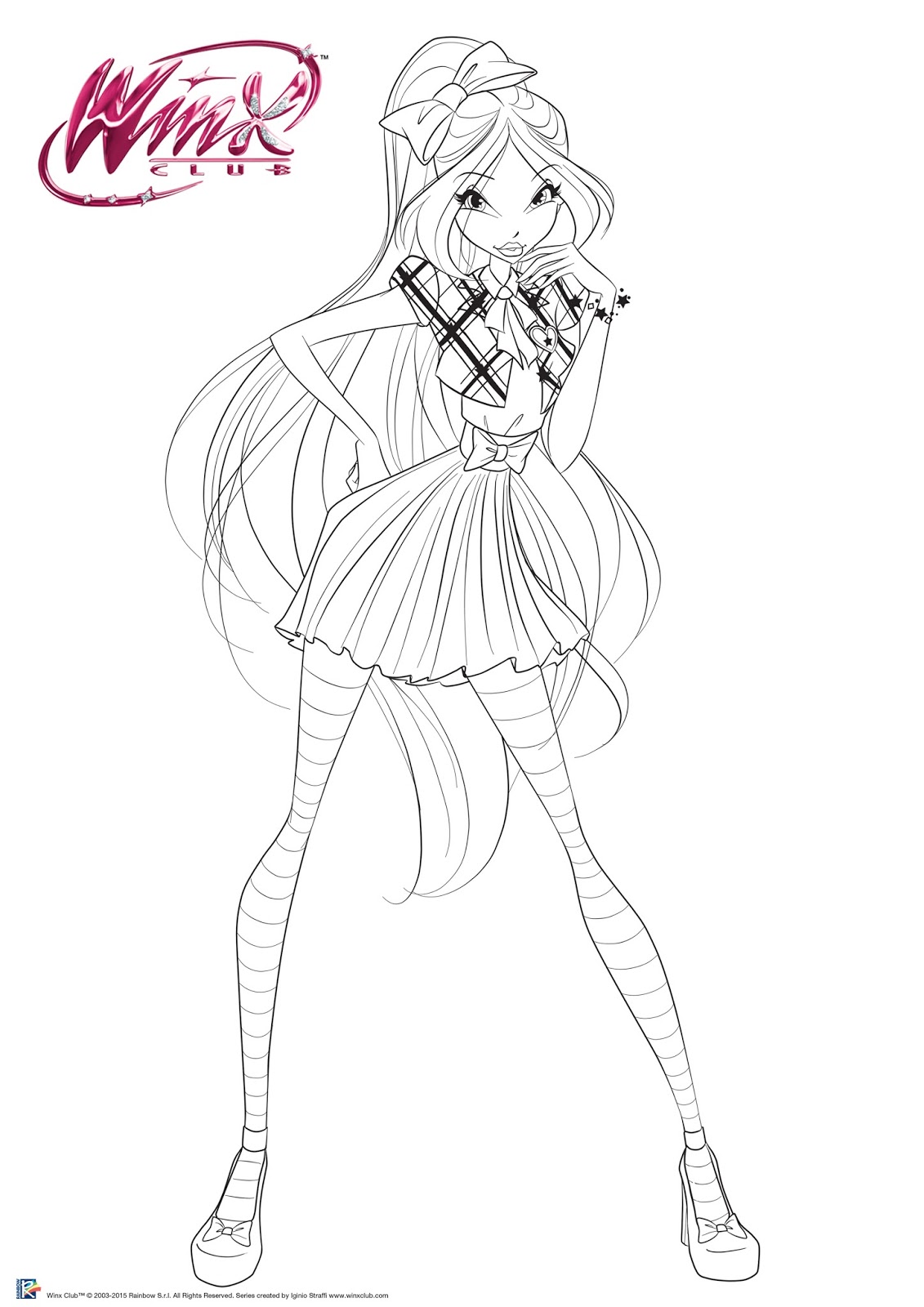 Winx Club 6: Imagens para Colorir