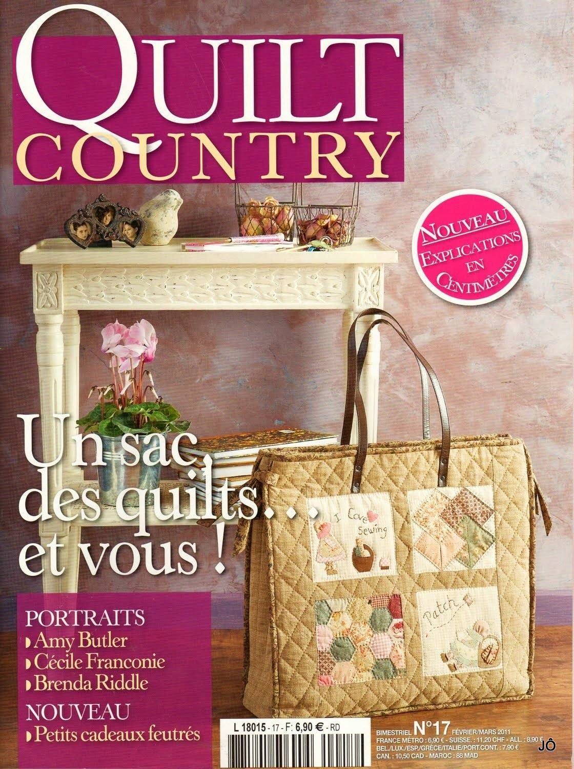 Quilt Country: Ideias e Moldes para imprimir