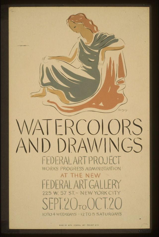 Federal Art Project – 50 Amazing Posters Produced by Work Projects ...