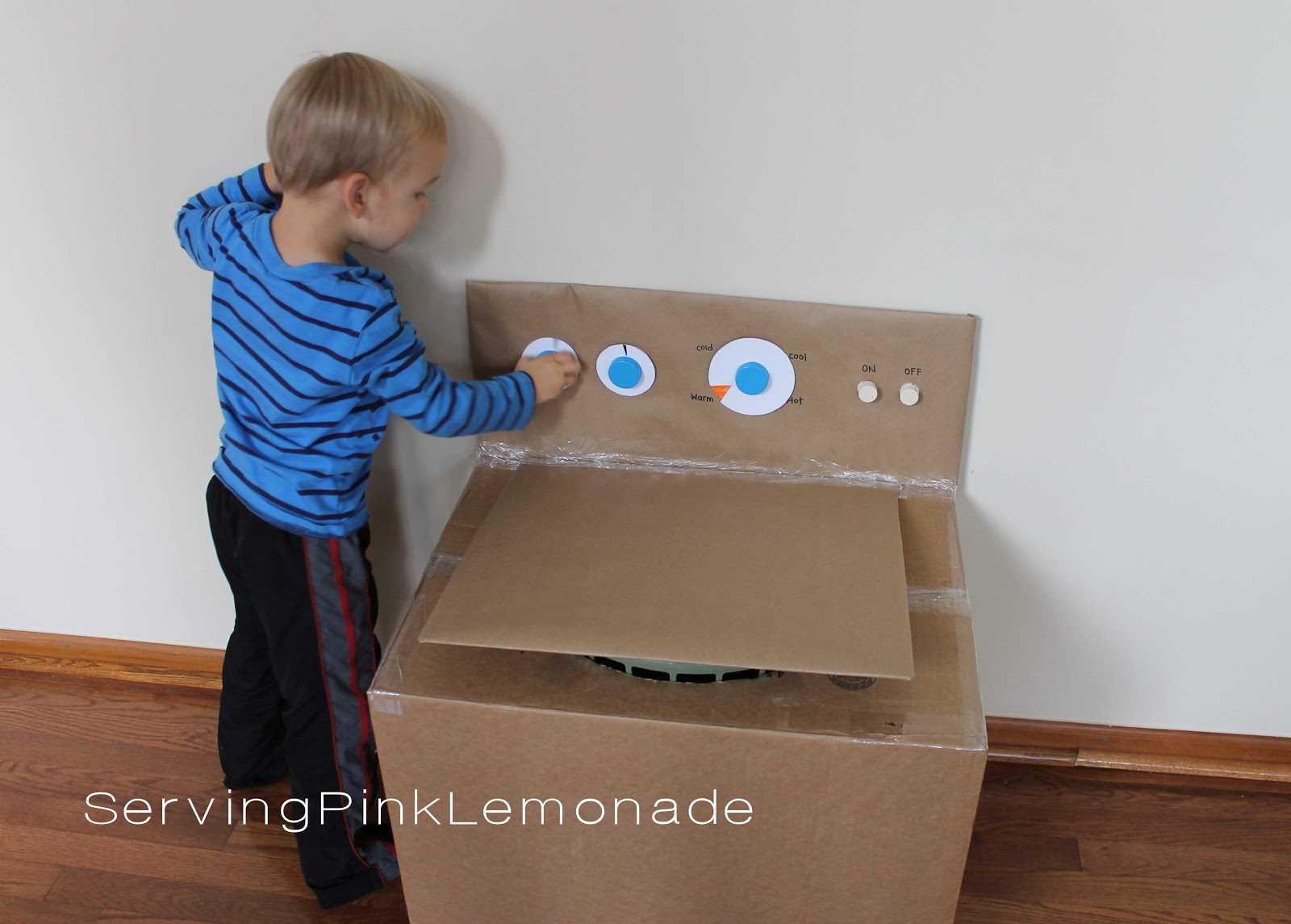 Serving Pink Lemonade: Cardboard Box Washing Machine