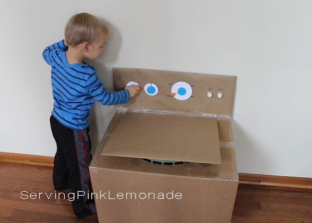 Serving Pink Lemonade: Cardboard Box Washing Machine