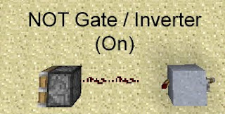 Simple Redstone: An Intro - Input/Output Gates, NOT Gates