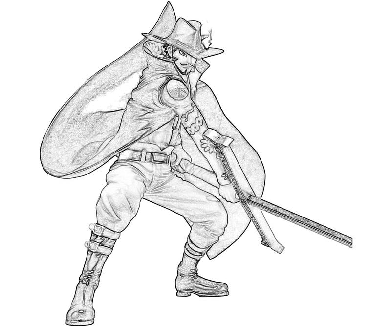 One Piece Dracule Mihawk Skill | How Coloring