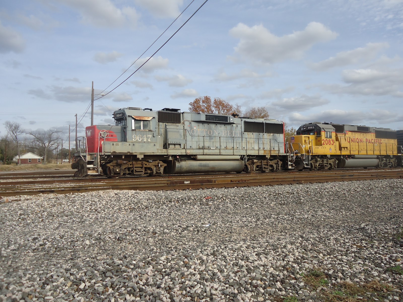 Texas Railroading: SSW 9647 in Hearne, Texas