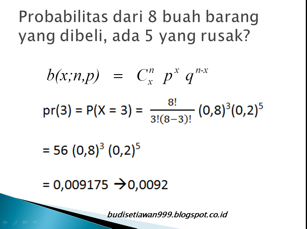Distribusi Binomial | @budisetiawan999