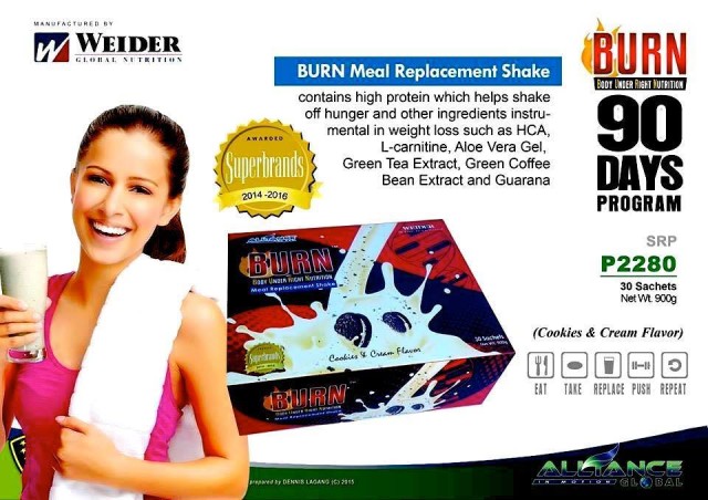 BURN Meal Replacement Shake - KIM VISAYA DOCPRENEUR BLOG