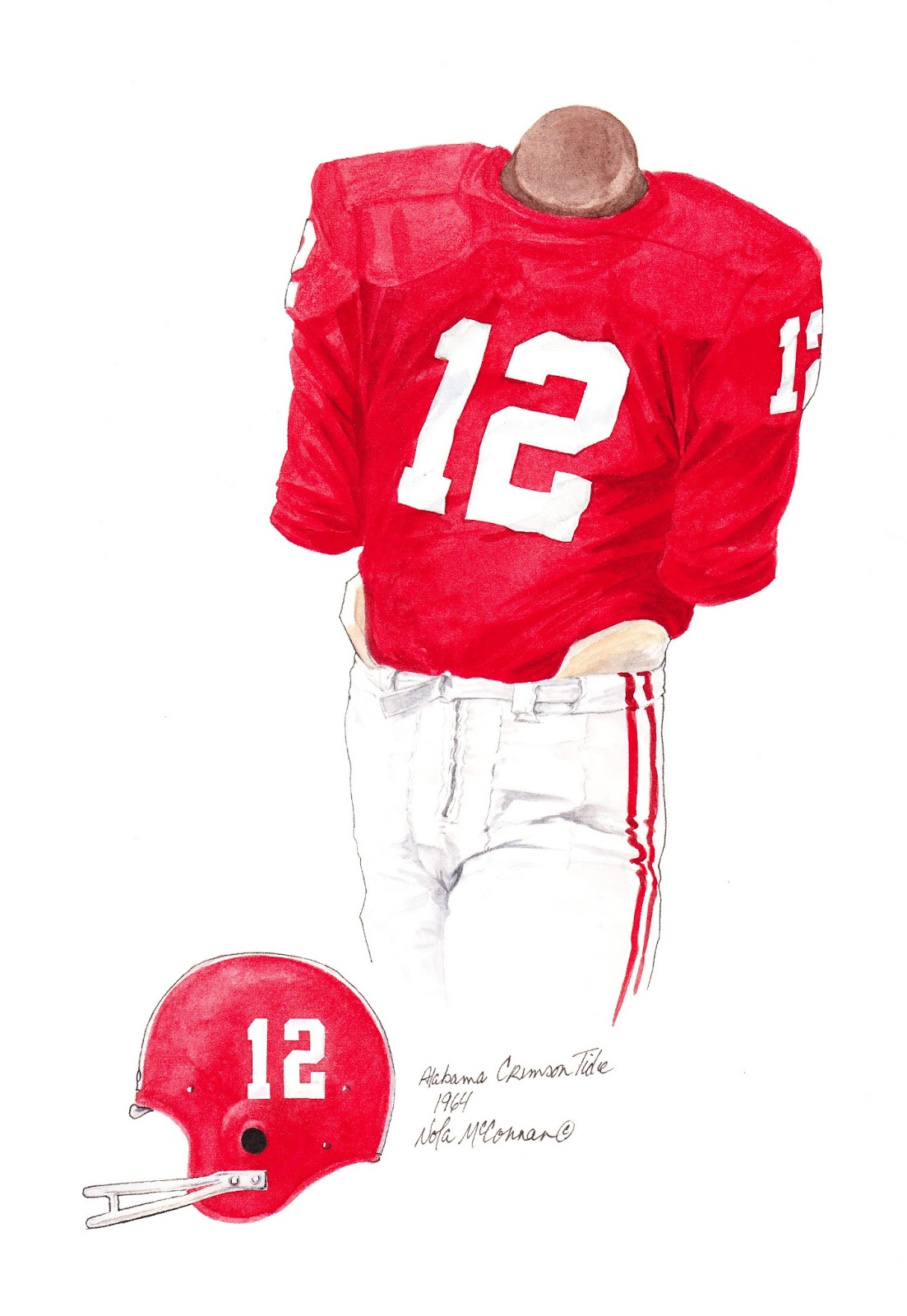 University of Alabama Football Uniform and Team History | Heritage ...