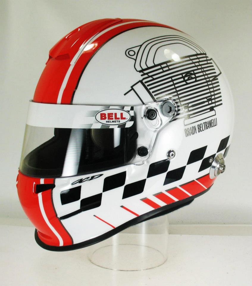 Racing Helmets Garage: Bell RS3 Sport B.Beltramelli 2013 by OCD