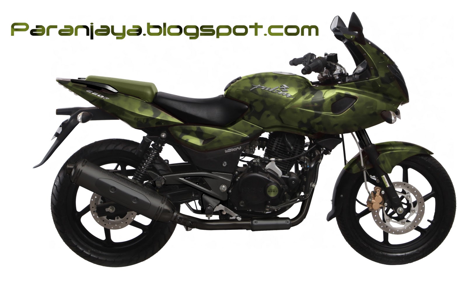 Bajaj Pulsar 220F Military version ~ ( परन्जय ) Paranjaya's Blog