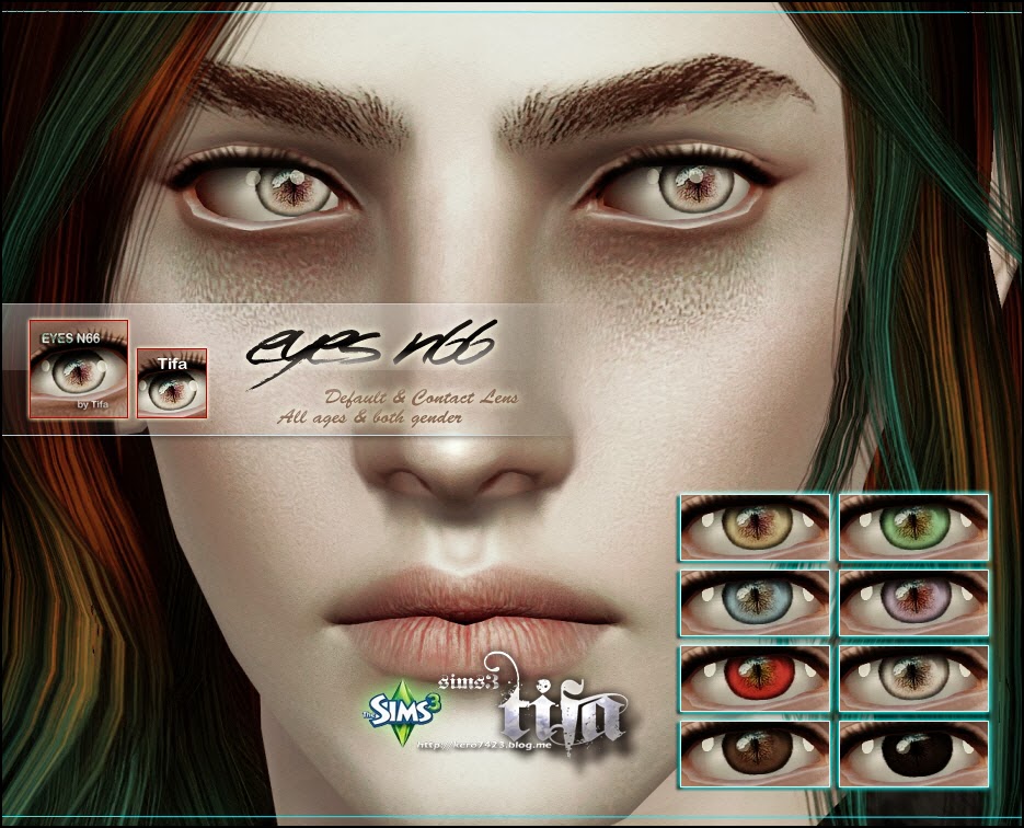 My Sims 3 Blog: New Makeup and Eyes by Tifa
