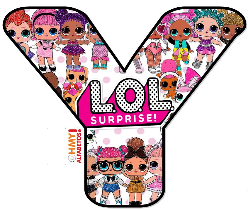Abecedario LOL Surprise. Nice LOL Surprise Alphabet. - Oh my Alfabetos!