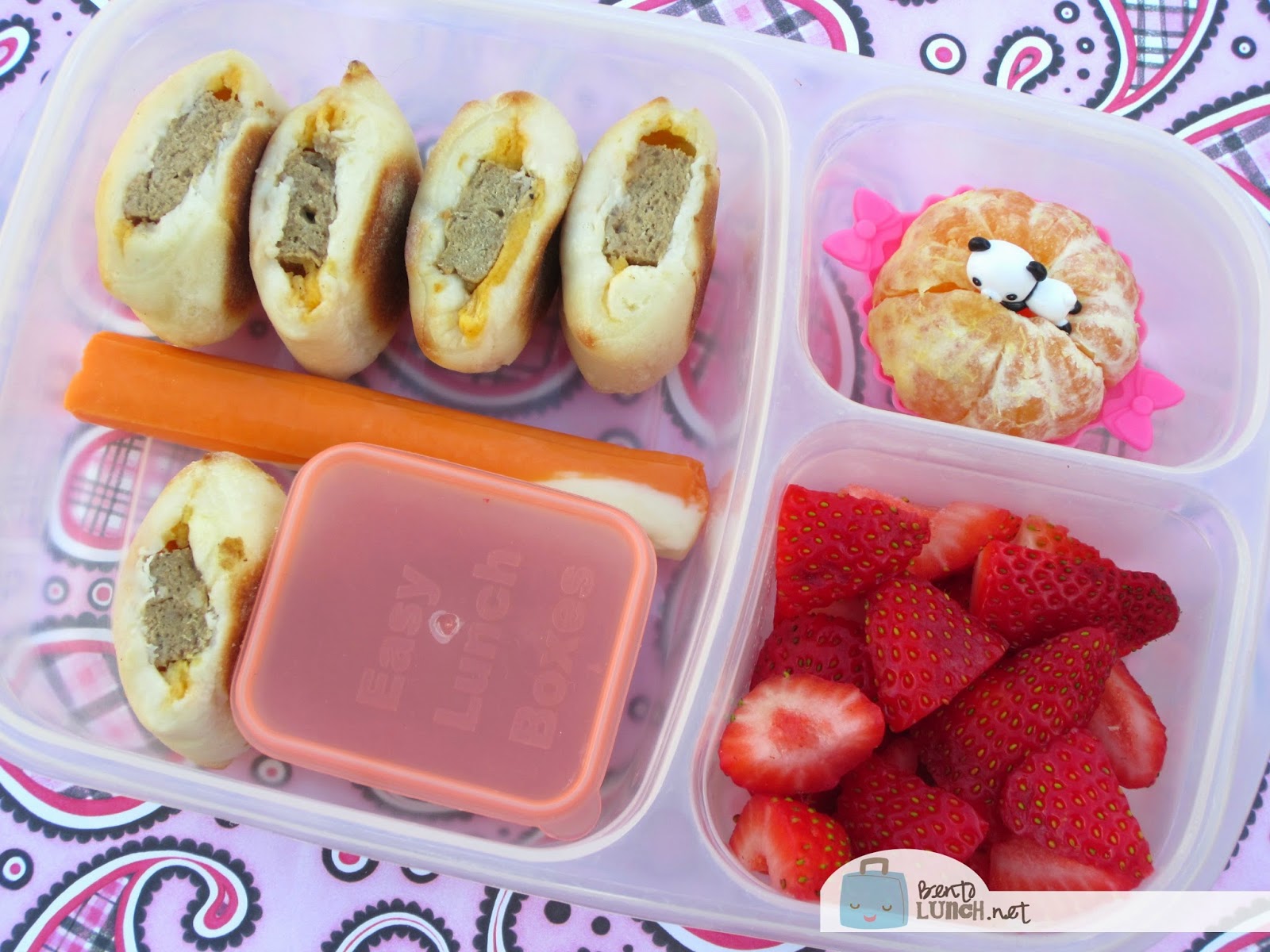 Leftovers to Lunches Bento - Burger Bites