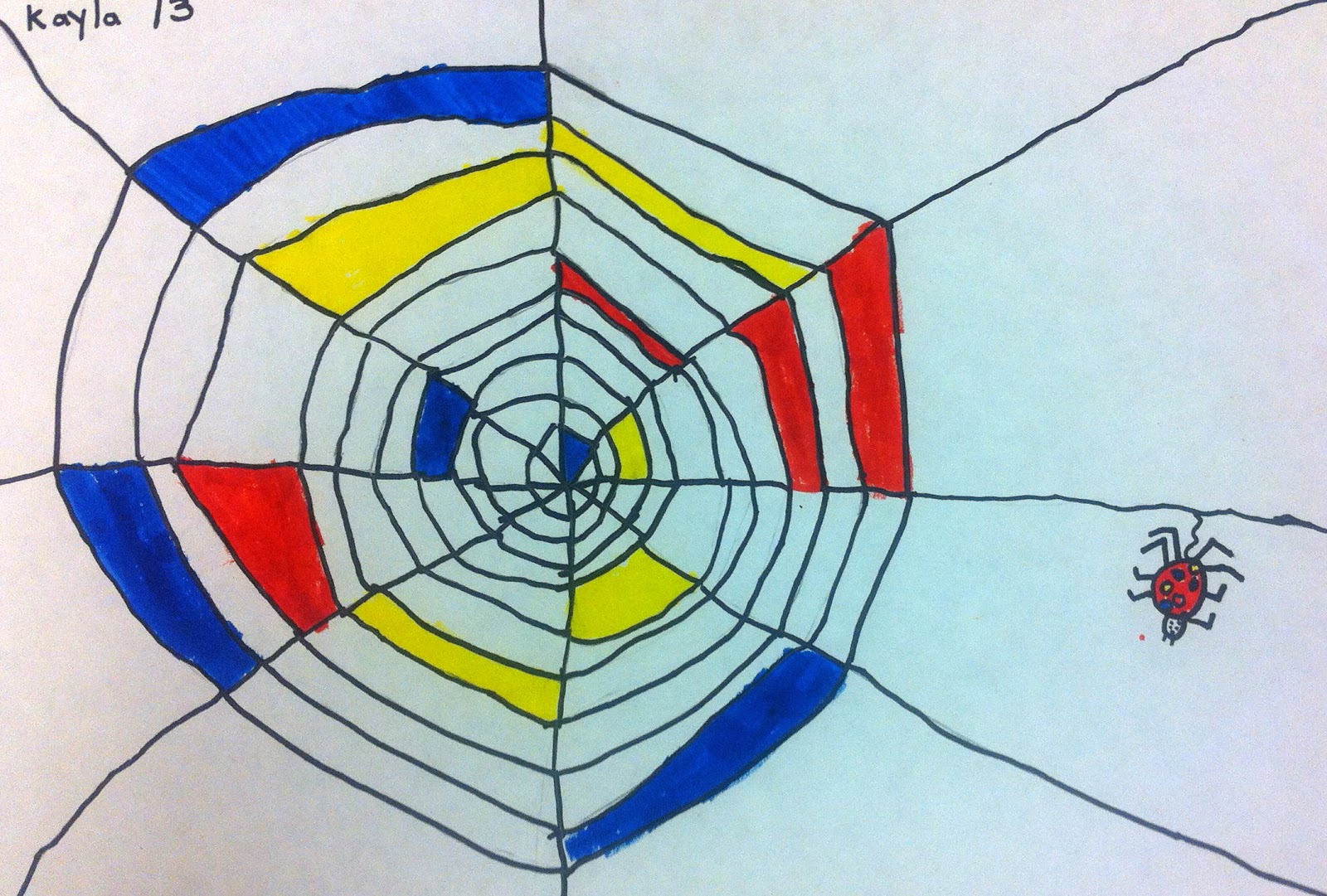 Expression of Imagination: Mondrian Spider Web