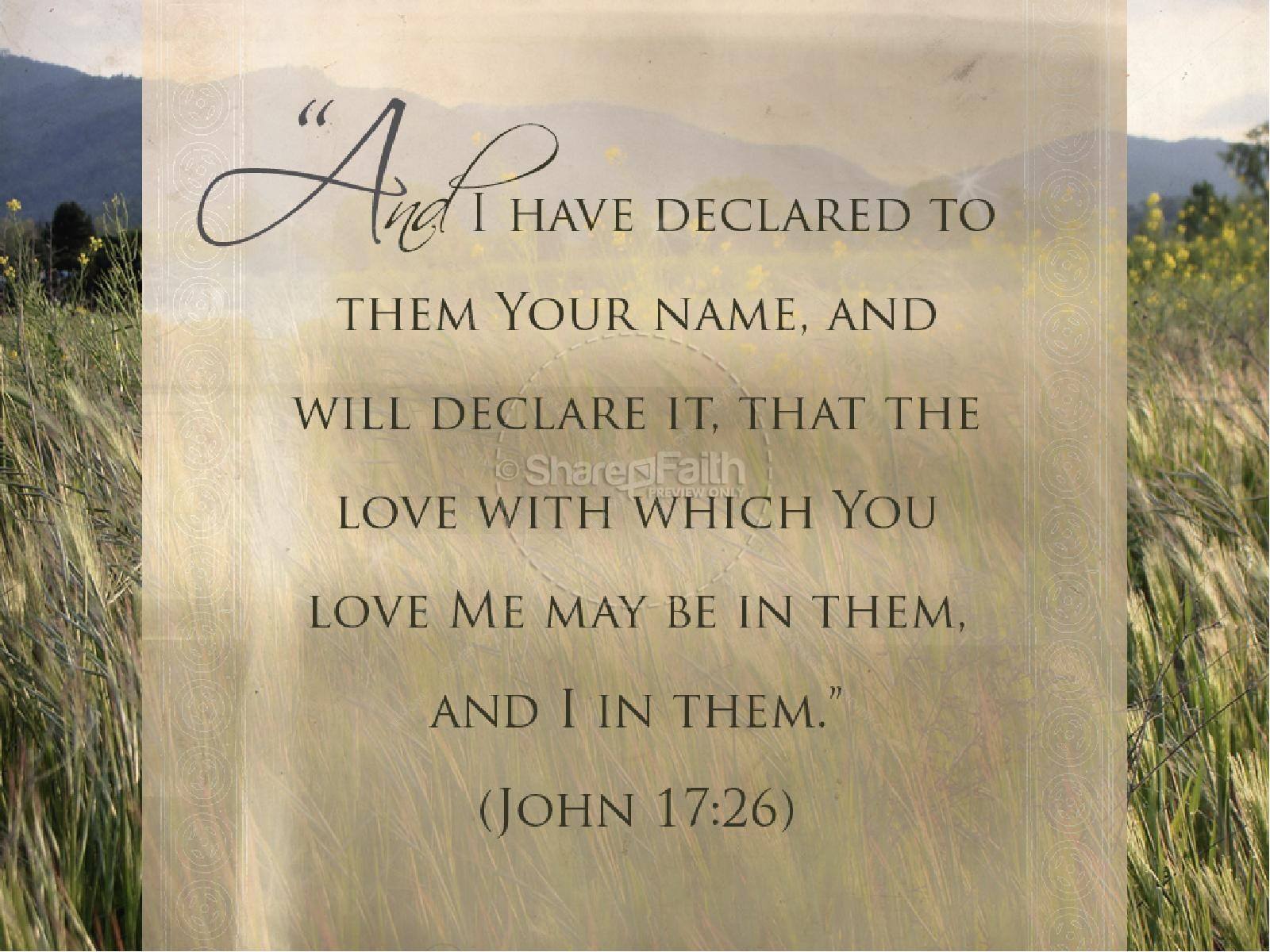 Our Father’s Love is Revealed {John 17} - Women in the Word