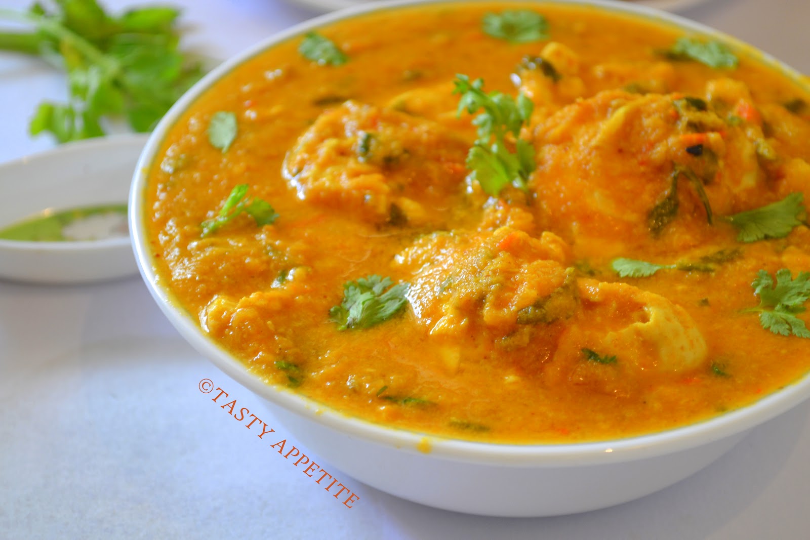 How to make Spicy Egg Korma / Step by Step