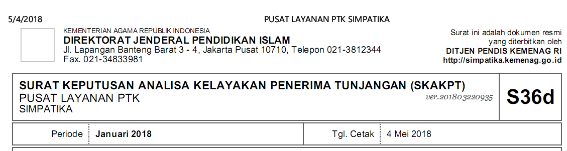 S36 Simpatika Adalah - SMP MTs Pendidikan Menegah