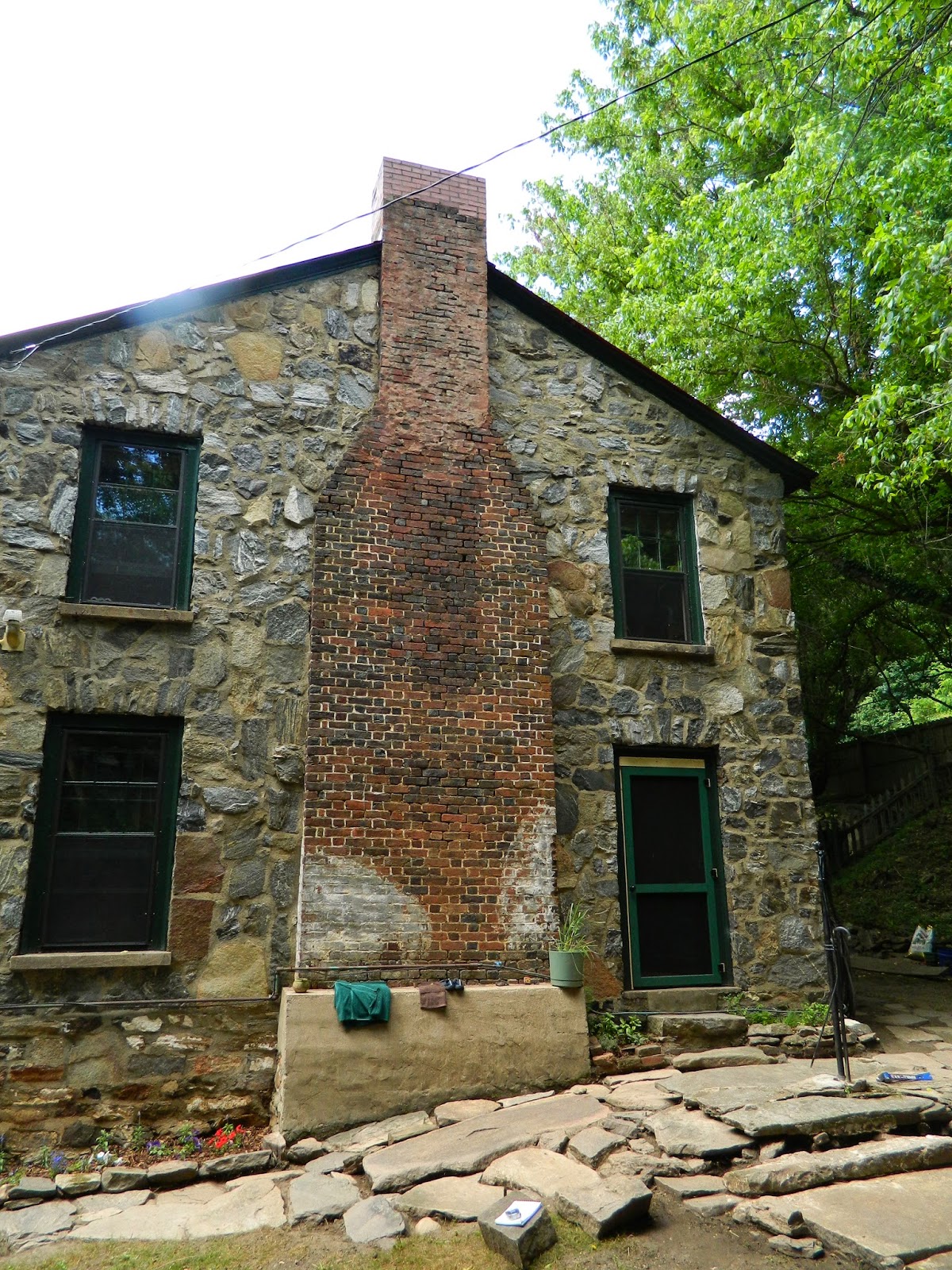 Tocaben Stoneworks: buried stonework along the french broad