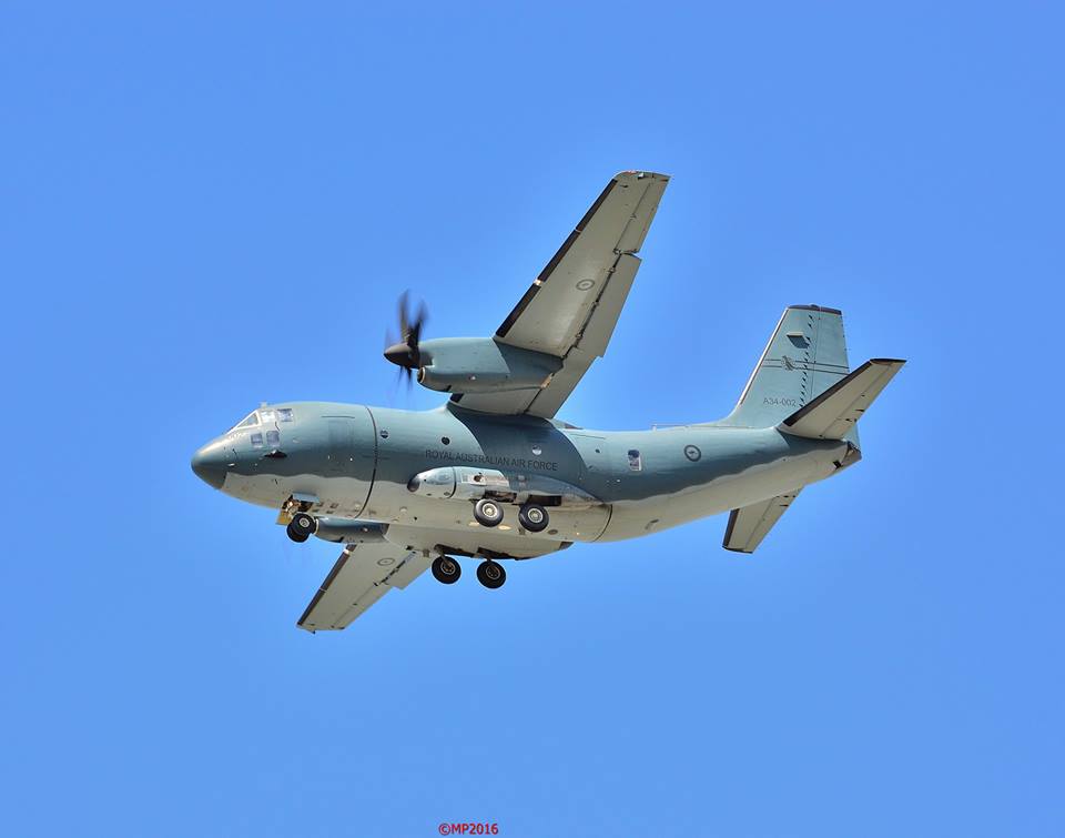 Central Queensland Plane Spotting: RAAF Alenia C-27J Spartan A34-001 ...