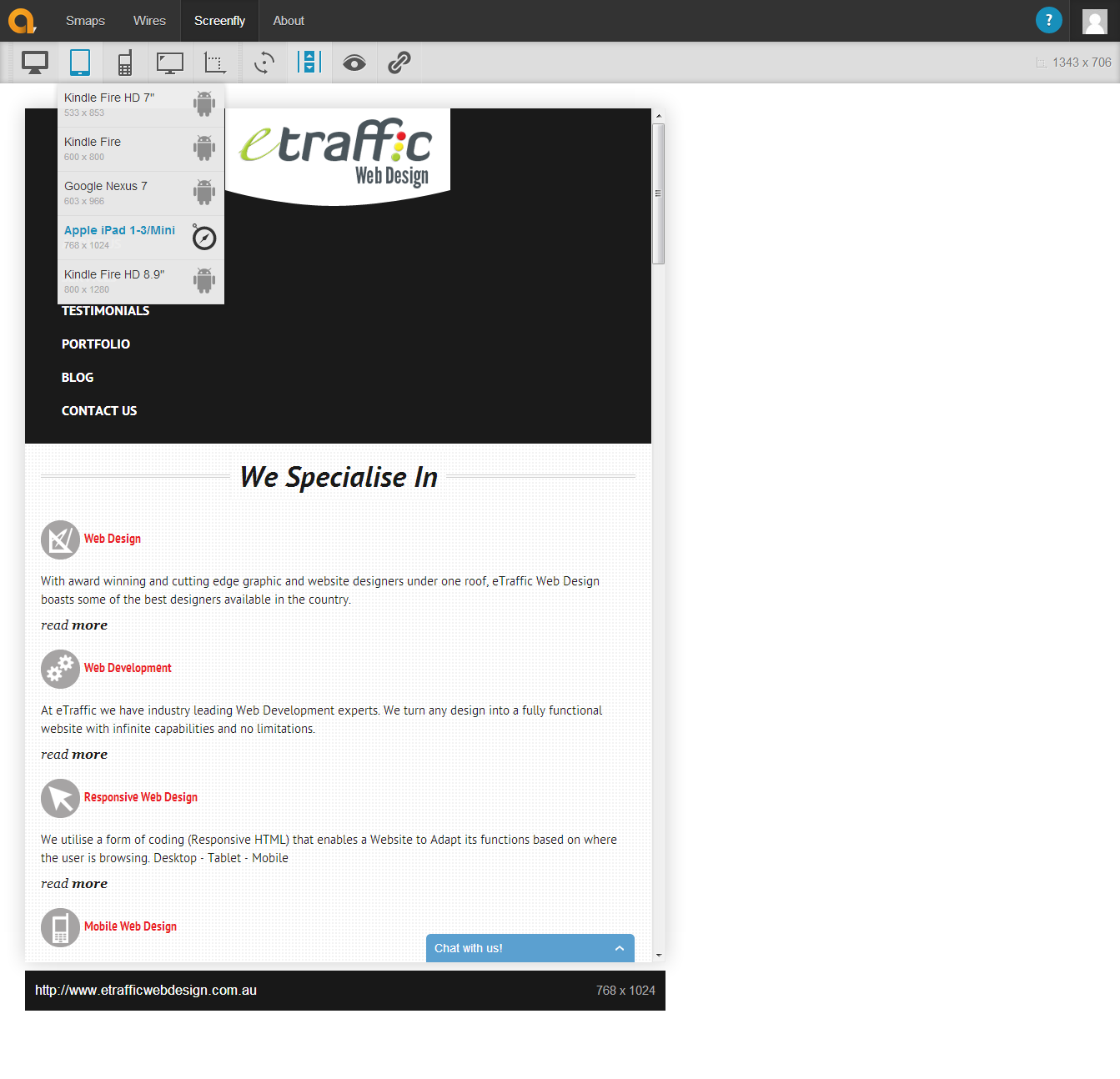 eTraffic Web Design: Screenfly – A Smart Free Tool for Testing Your ...