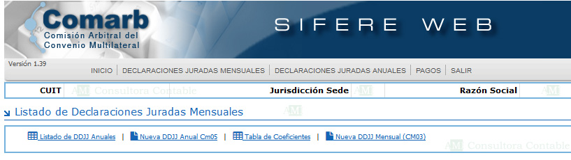 Convenio Multilateral: Uso obligatorio de Sifere Web para generación de ...