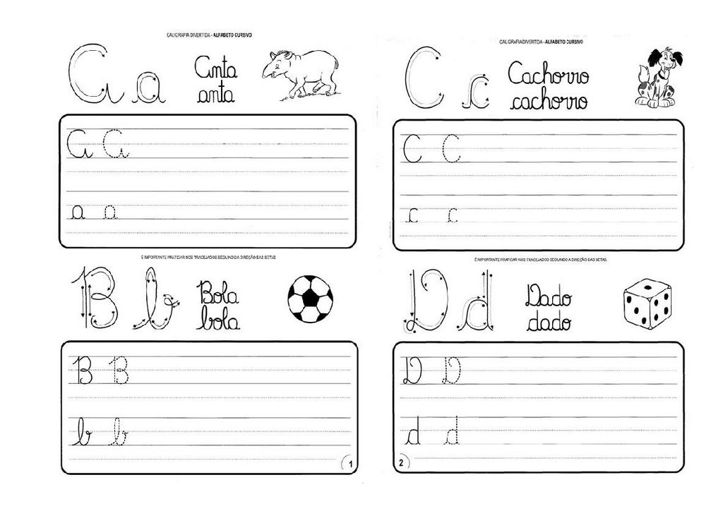 ESPAÇO EDUCAR: Apostila de Caligrafia!