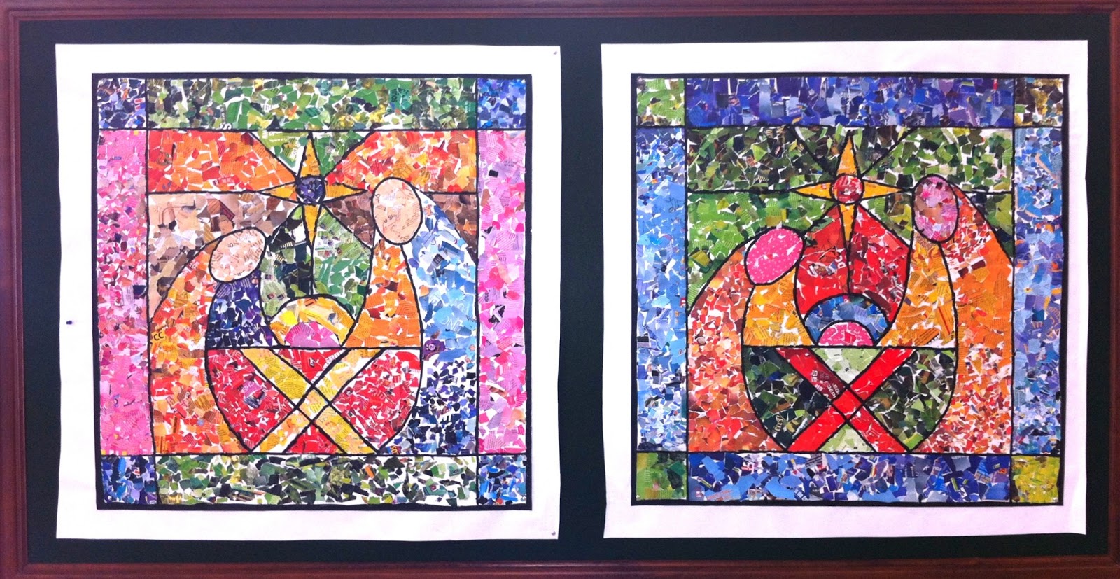 Turó Art: Nativity Collage