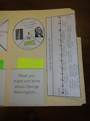 A Crafty Teacher: George Washington Lapbook