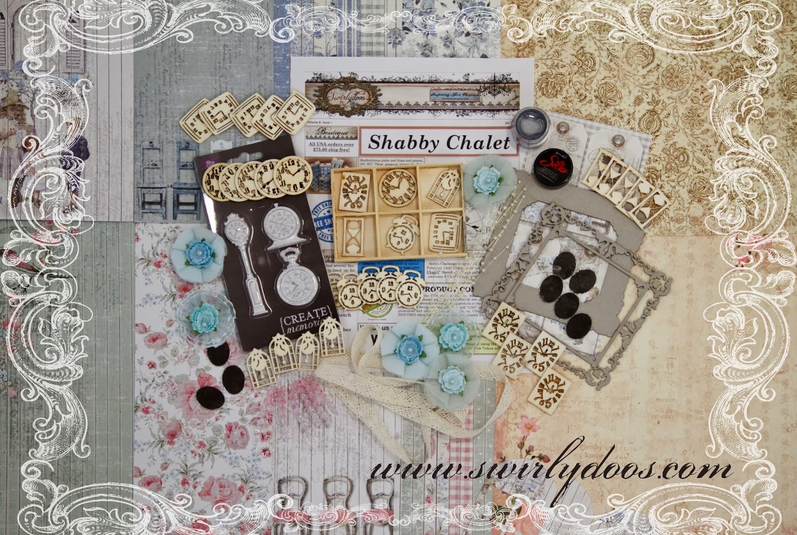 Swirlydoos Scrapbook Kit Club: January Kit Reveal and Blog Hop!
