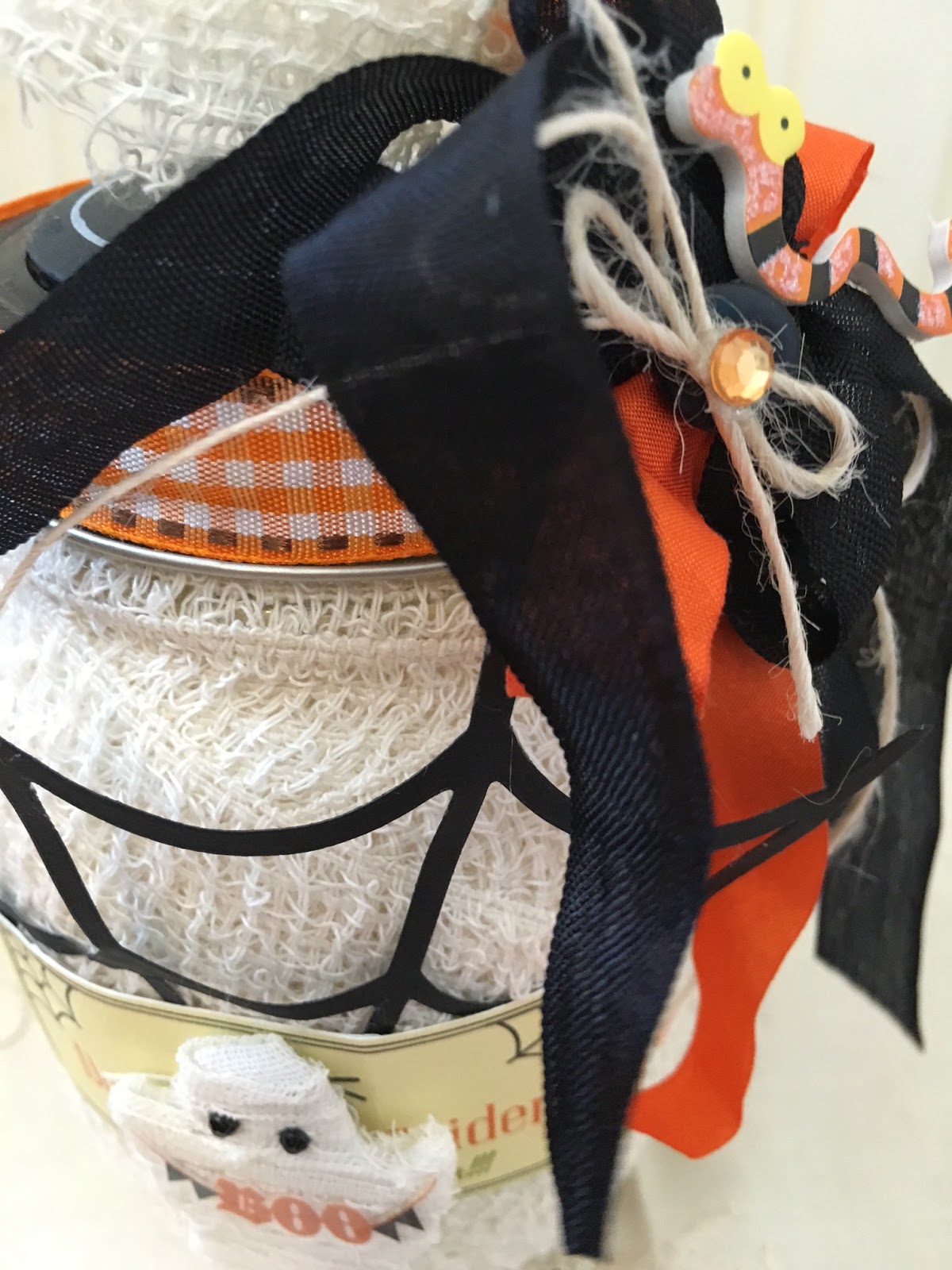 Really Reasonable Ribbon Blog: Gauze Mason Jar With Ribbons