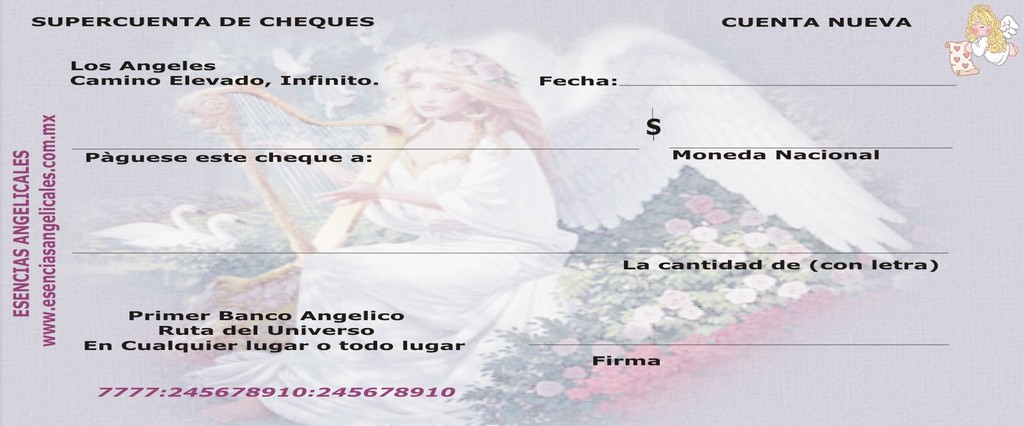 reiki crisocola: CHEQUE DE LA ABUNDANCIA