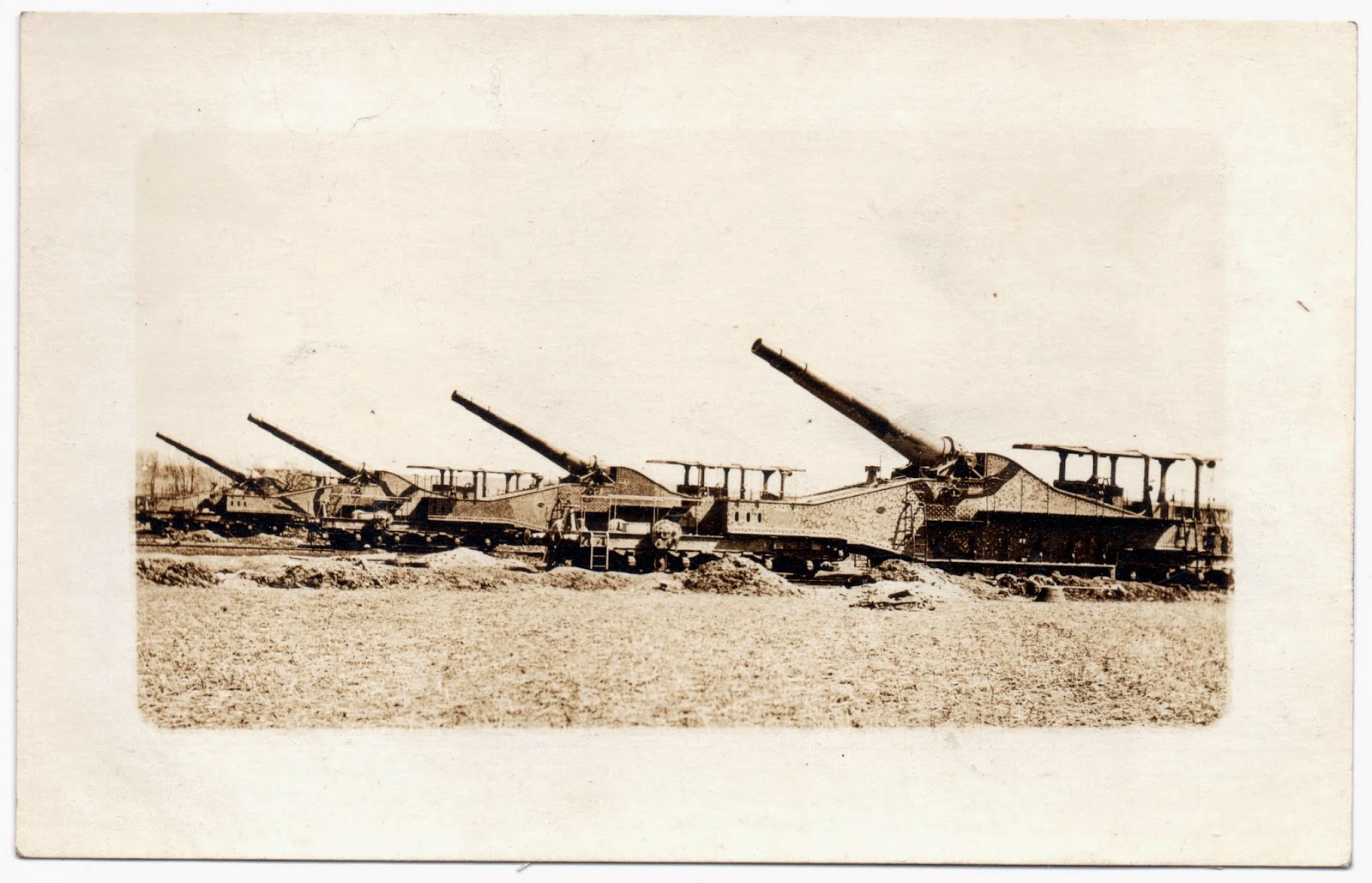 Great War Postcards: Railway Artillery